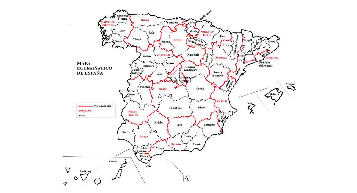List of Dioceses of Spain | Blog de Brabander.es