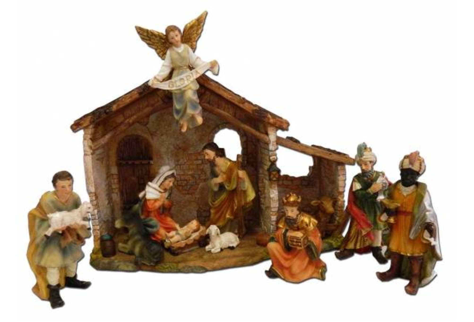 Spanish nativity scene | Catholic Christmas statuary sets