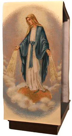 Miraculous Virgin Ambon Cover | Marian lectern cloth