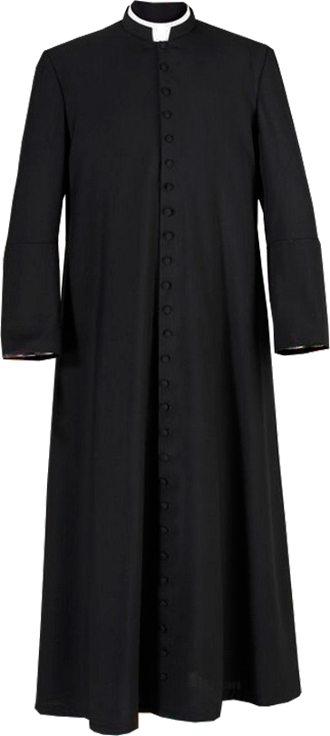 Custom made black cassock | Catholic Chruch priest